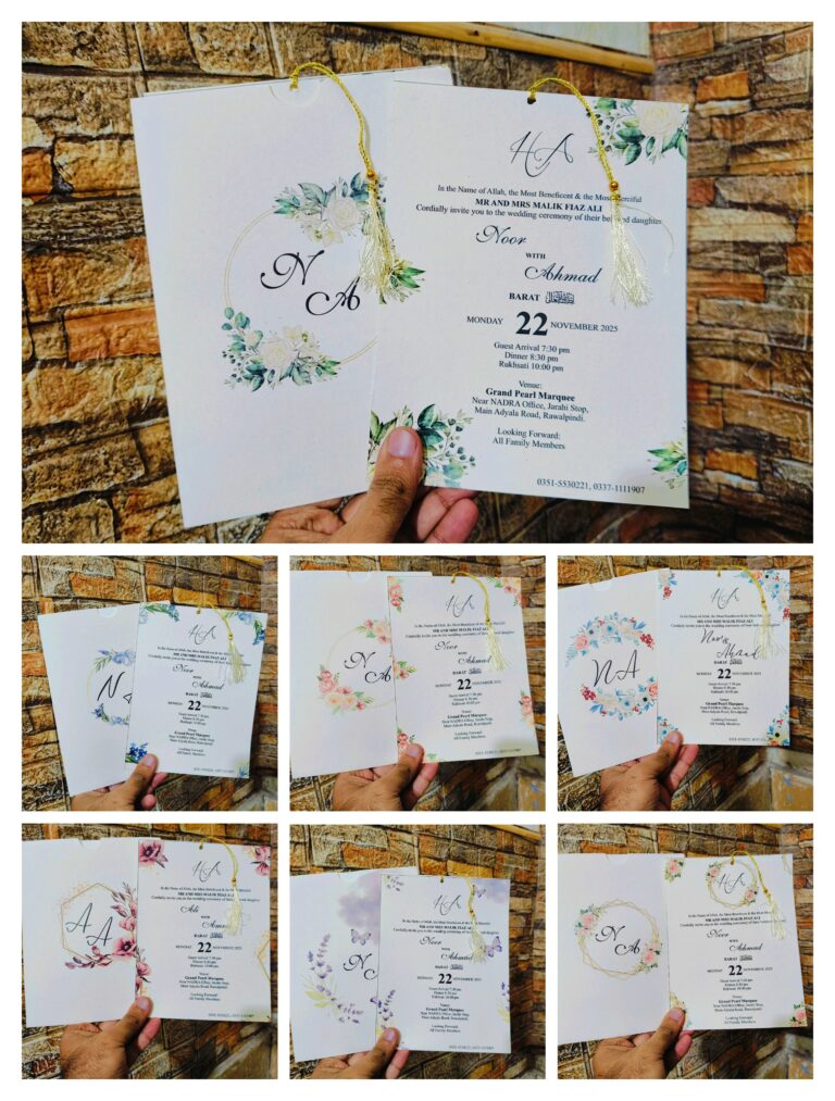 Wedding Cards Lahore | Pakistani Wedding Cards Price | Wedding Cards ...